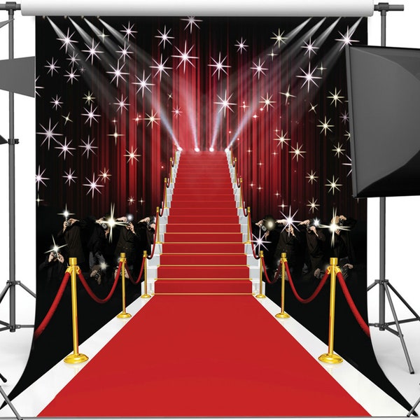 Red Carpet Backdrop - Etsy