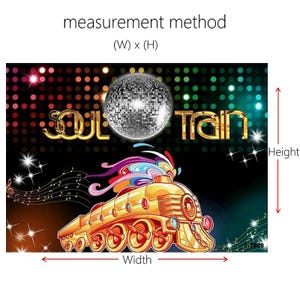 Soul Train Disco Backdrop, 70s 80s Banner Customized Photography ...