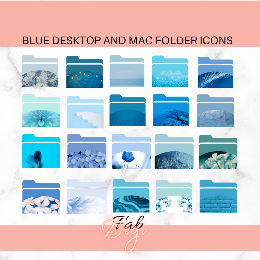 Desktop Mac Folder Icons /mac/ Desktop Organizer | Aesthetic Desktop ...