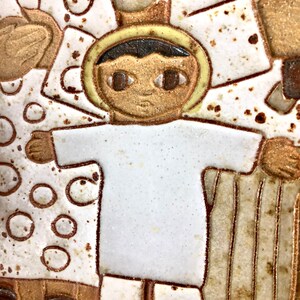 Vintage St Andrews Abbey Ceramics Wall Hanging Jesus Joseph & Mary - Etsy