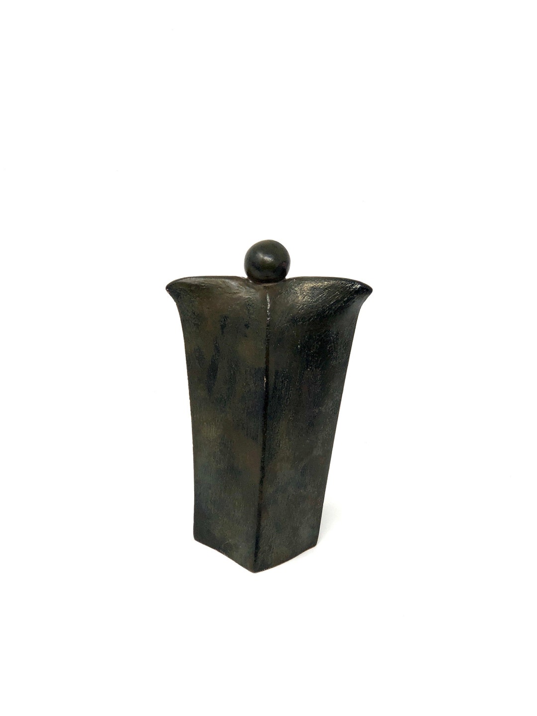 Barbara Hertel Studio Pottery 7 1/2” Gaurdian Spirit - Etsy