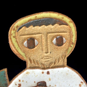 Vintage St Andrews Abbey Ceramics Wall Hanging Jesus Joseph & Mary - Etsy