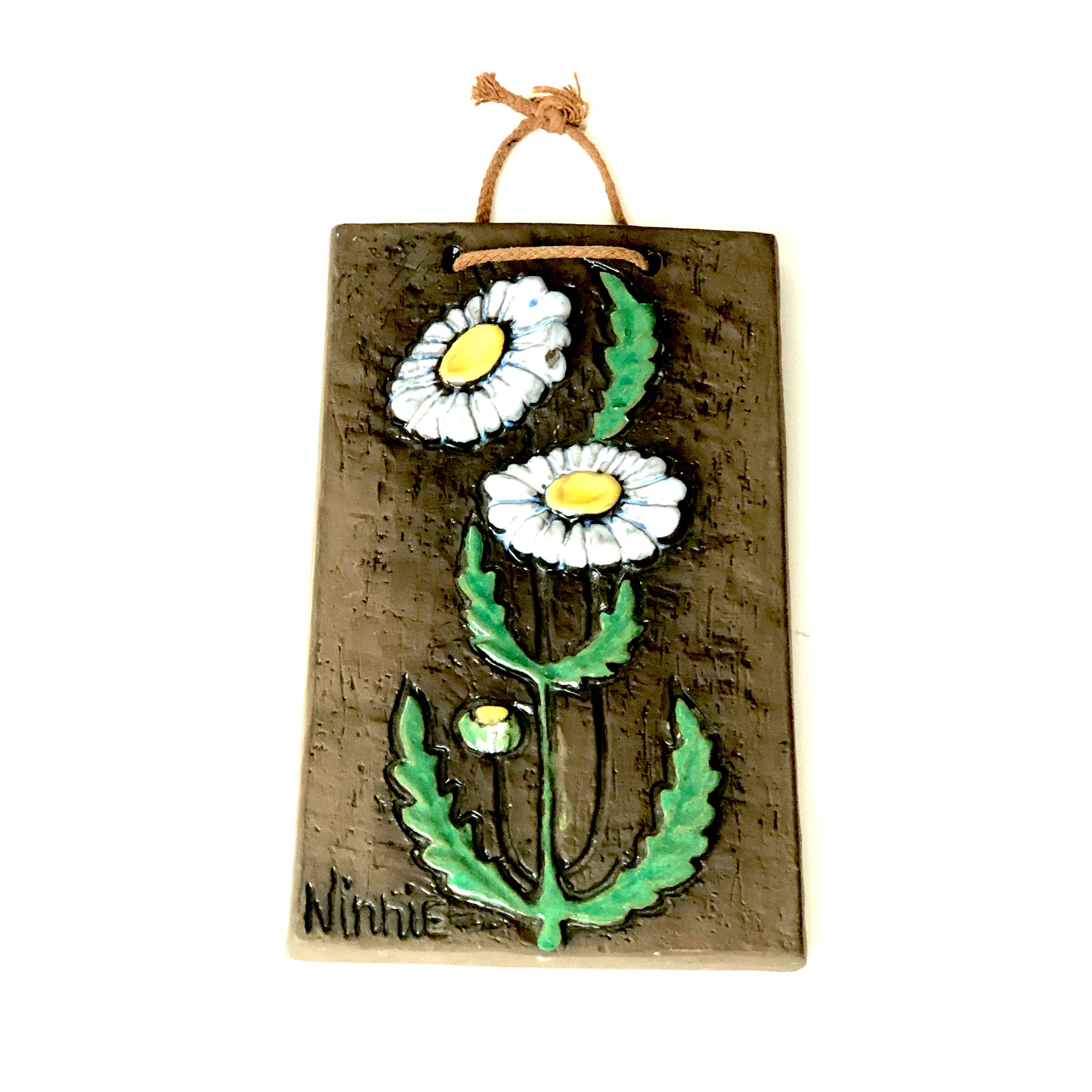 Vintage Ninnie Ceramic Wall Plaque Tile Sweden 1970’s MCM - Etsy