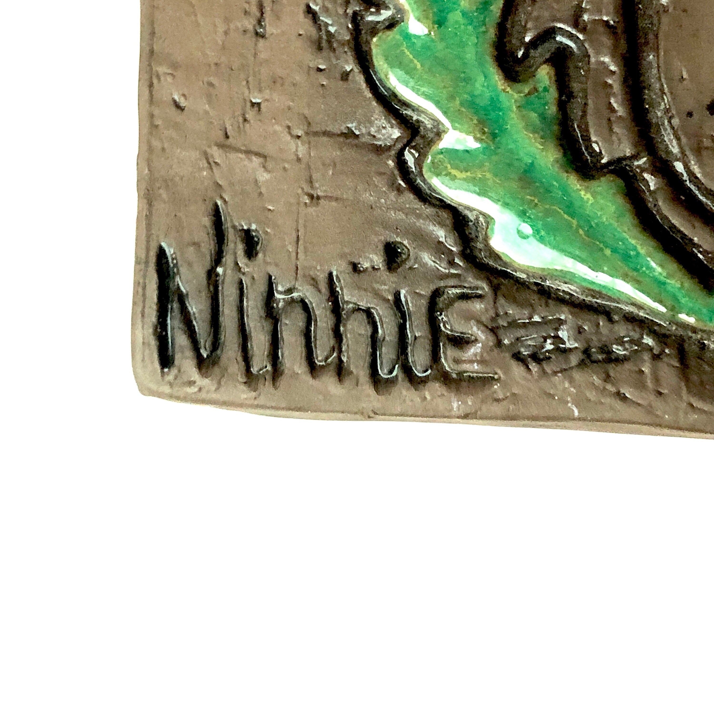Vintage Ninnie Ceramic Wall Plaque Tile Sweden 1970’s MCM - Etsy