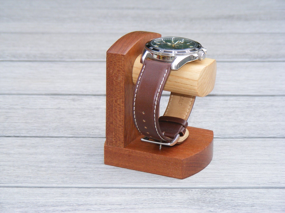 Handmade Luxury Wood Wrist Watch Stand One Watch - Etsy