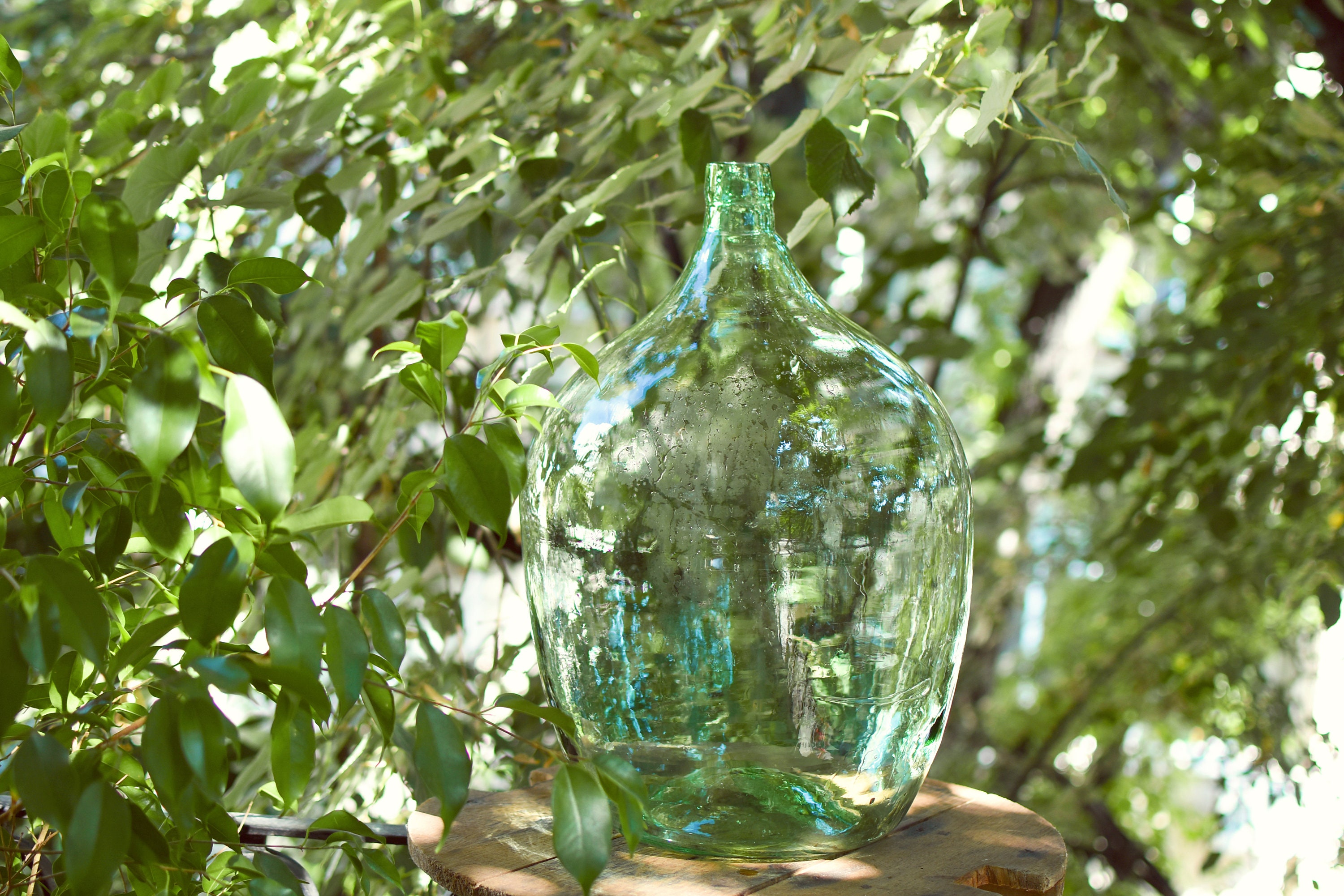 Vintage Large XXL Glass Demijohn 25 Liters//wine Demijohns//french ...