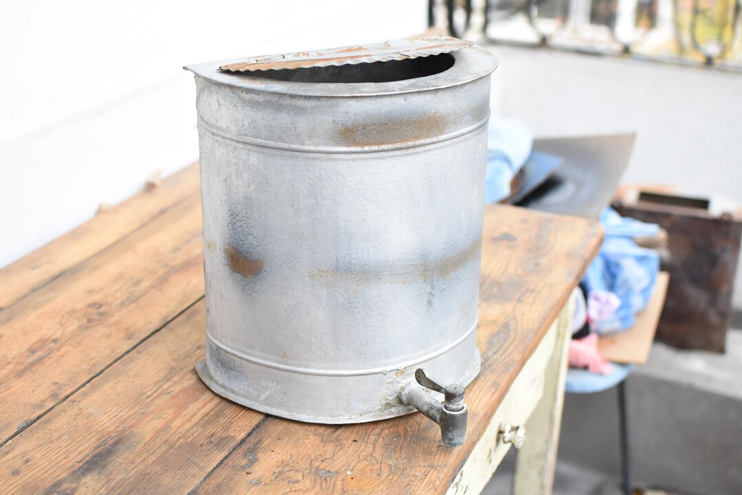 Vintage Galvanized Hanging Sink//rustic Wash Sink//rustic Wall Metal ...