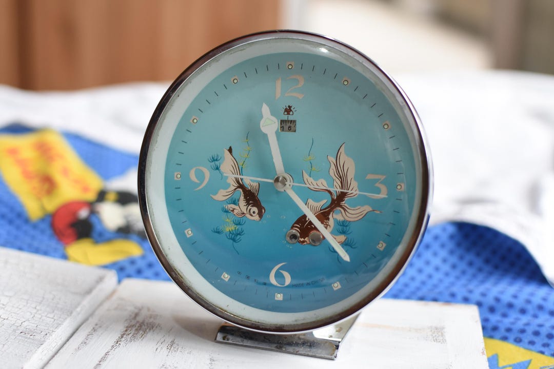 Vintage Mechanical Alarm Clock//chinese Alarm Clock 60s//working ...