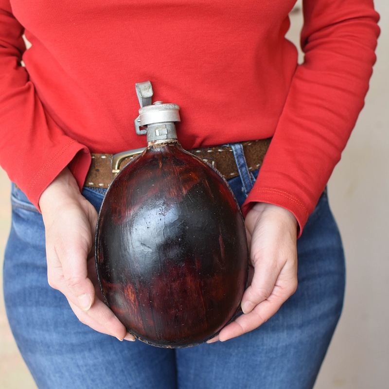 Antique Military Bottle - Etsy