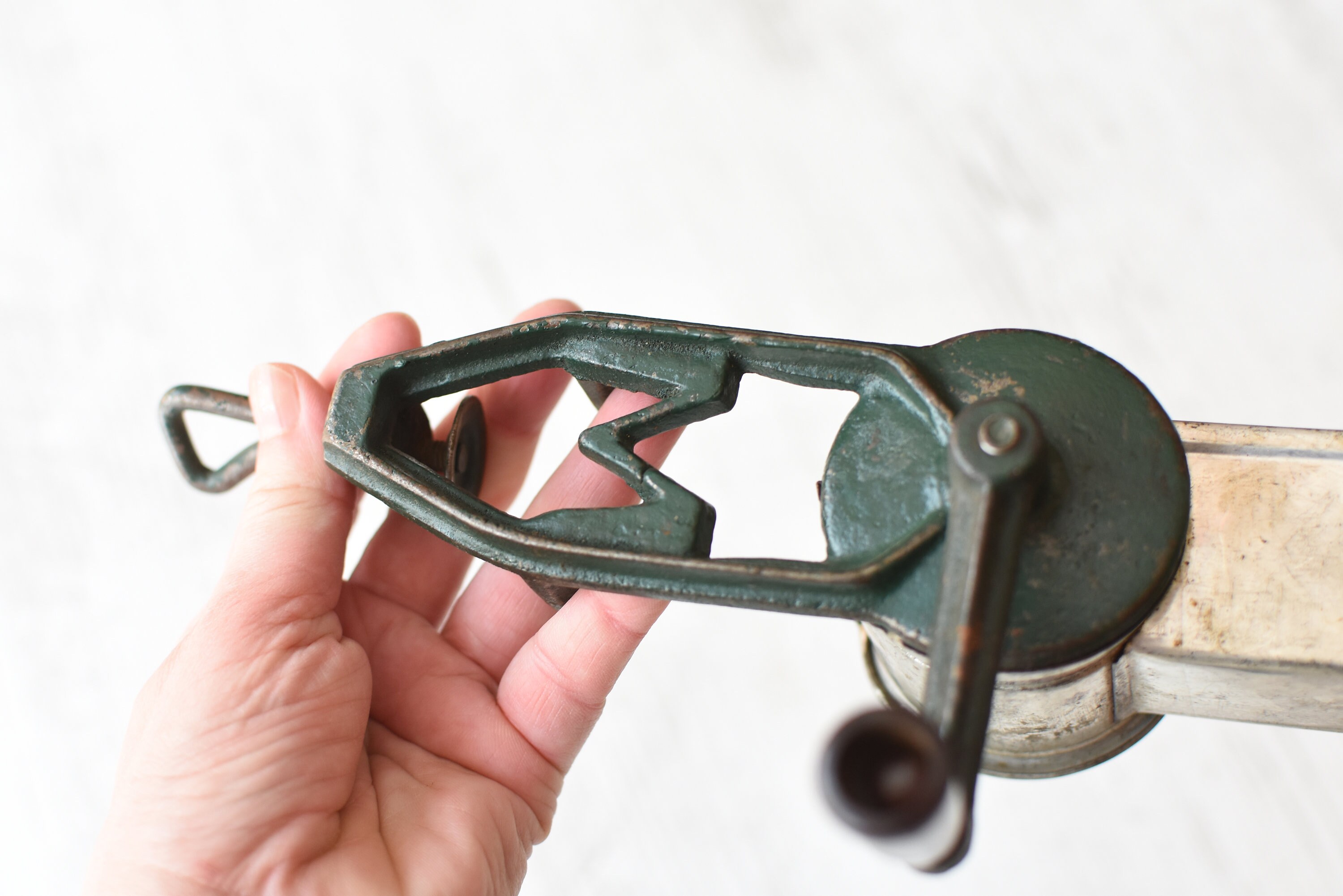 Vintage Nut Grinder//nut Mill//kitchen Mill//hand Nut Grinder//almond ...