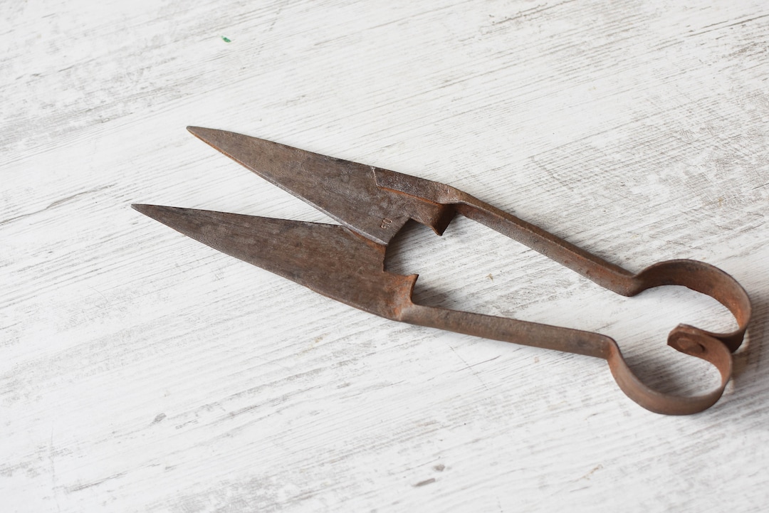Vintage Sheep Shears//primitive Antiques//metal Sheep Shears//hand ...