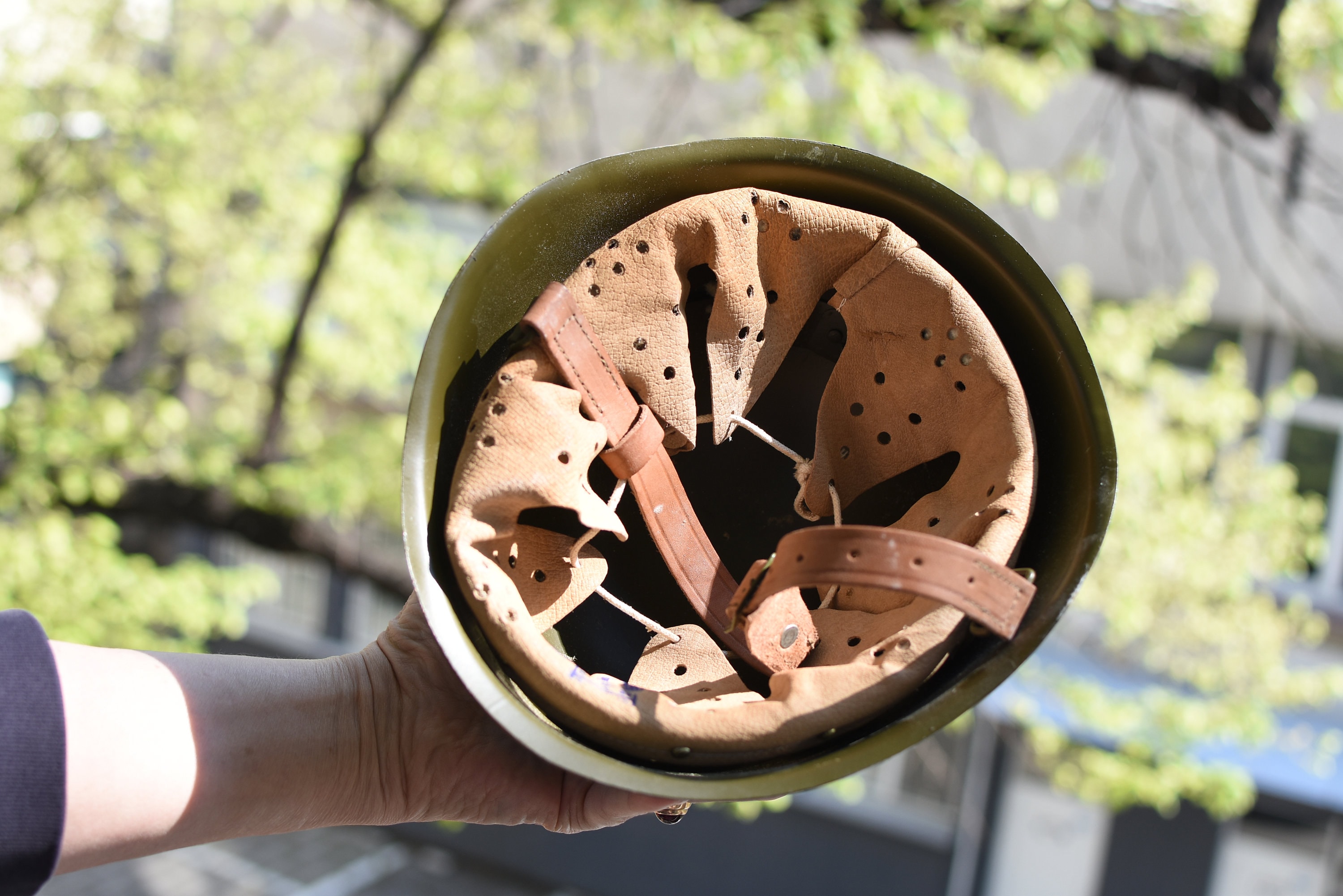 Never Usedvintage Soviet Military Helmet//military Steel Helmet ...