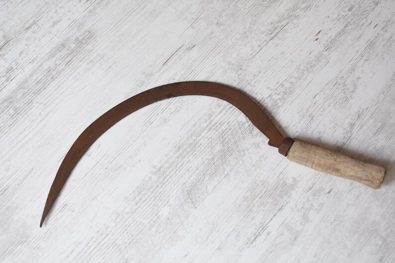 Vintage Antique Hand Large Sickle//primitive Farm Tools//vintage Hand ...