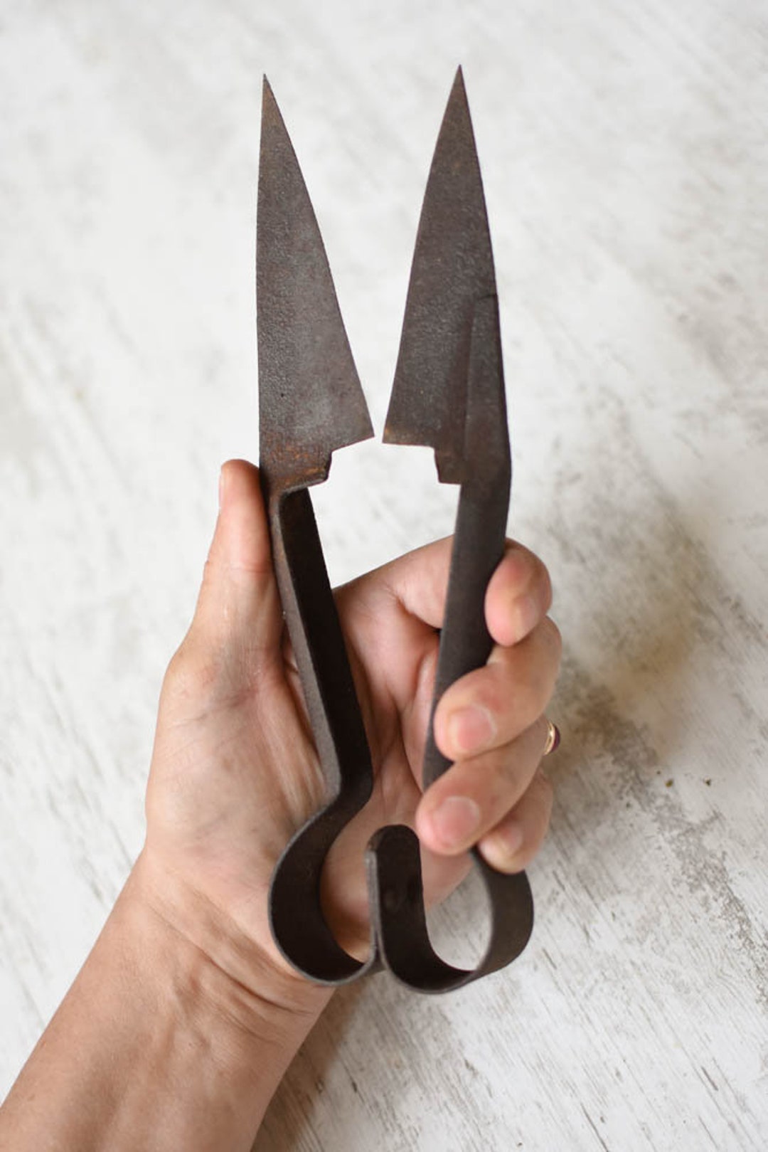 Vintage Sheep Shears//primitive Antiques//metal Sheep Shears//hand ...