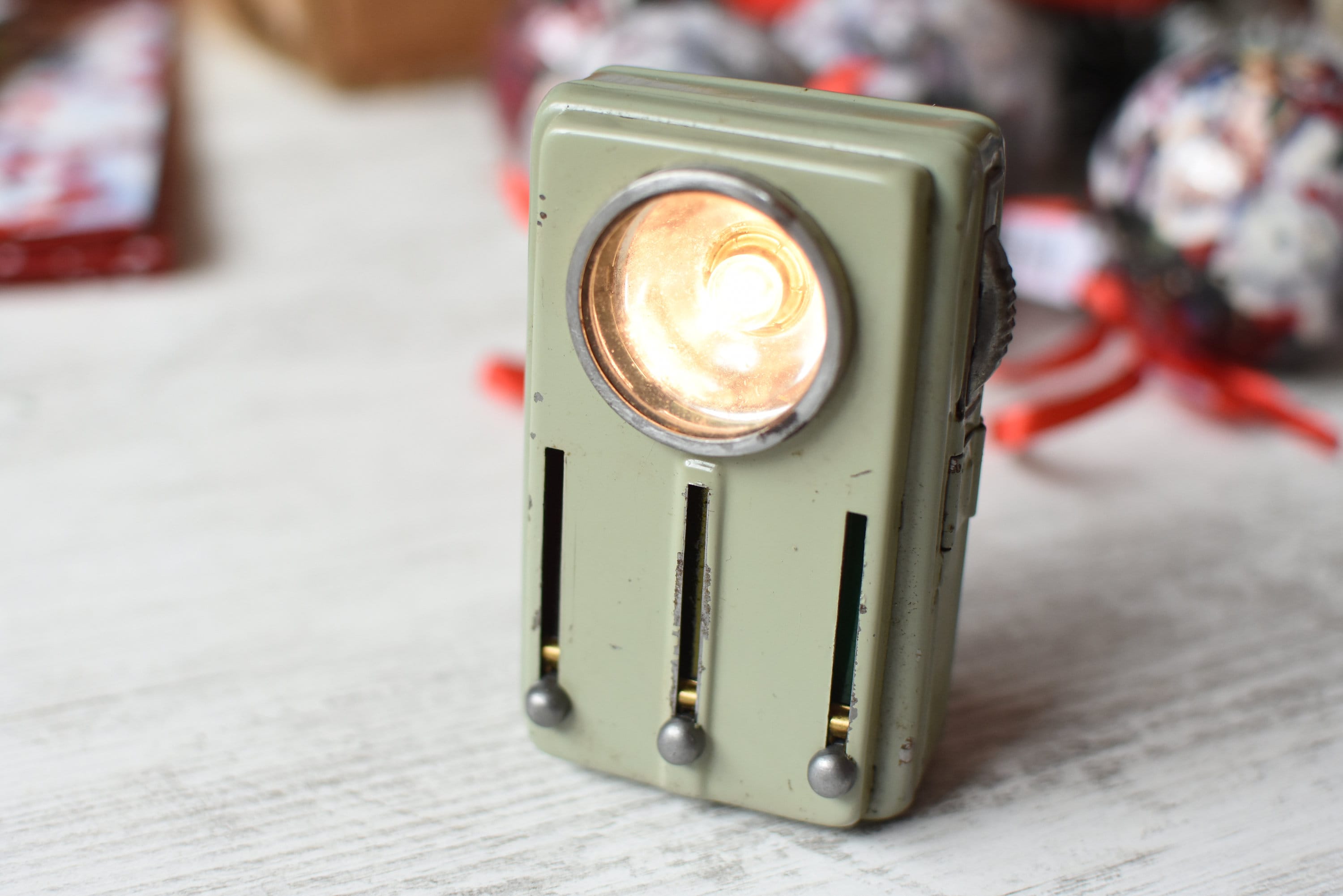 Never Used=vintage Military Flashlight Torch 4 Colors//personal ...