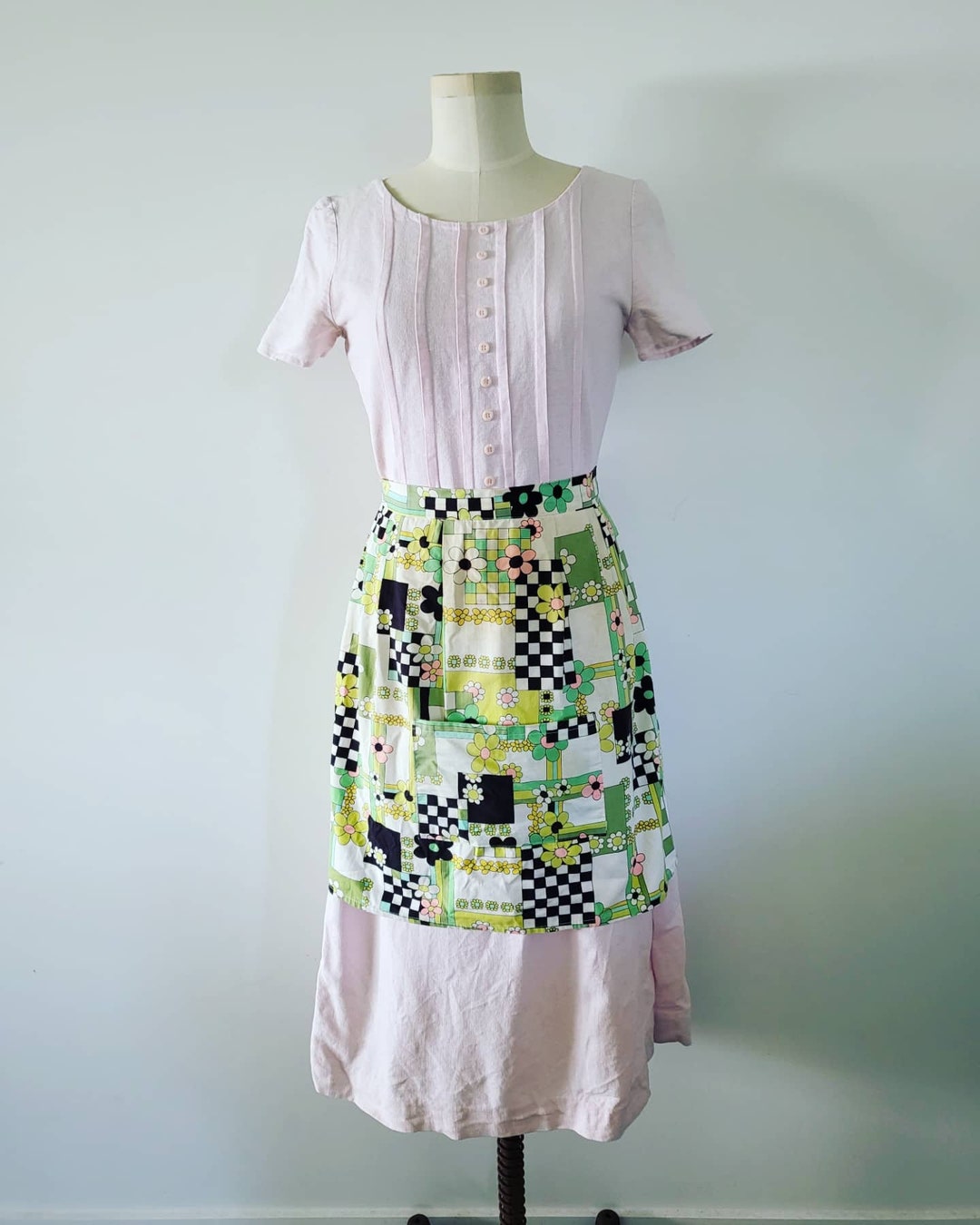 1960s / 1970s Vintage Apron Flower Power - Etsy