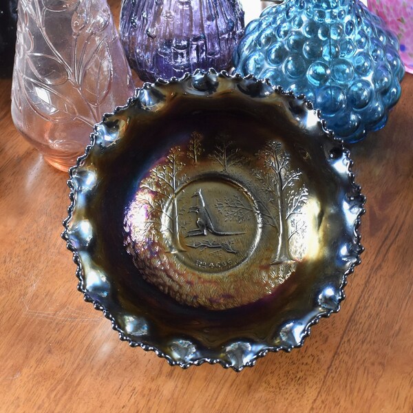 Antique Carnival Glass - Etsy