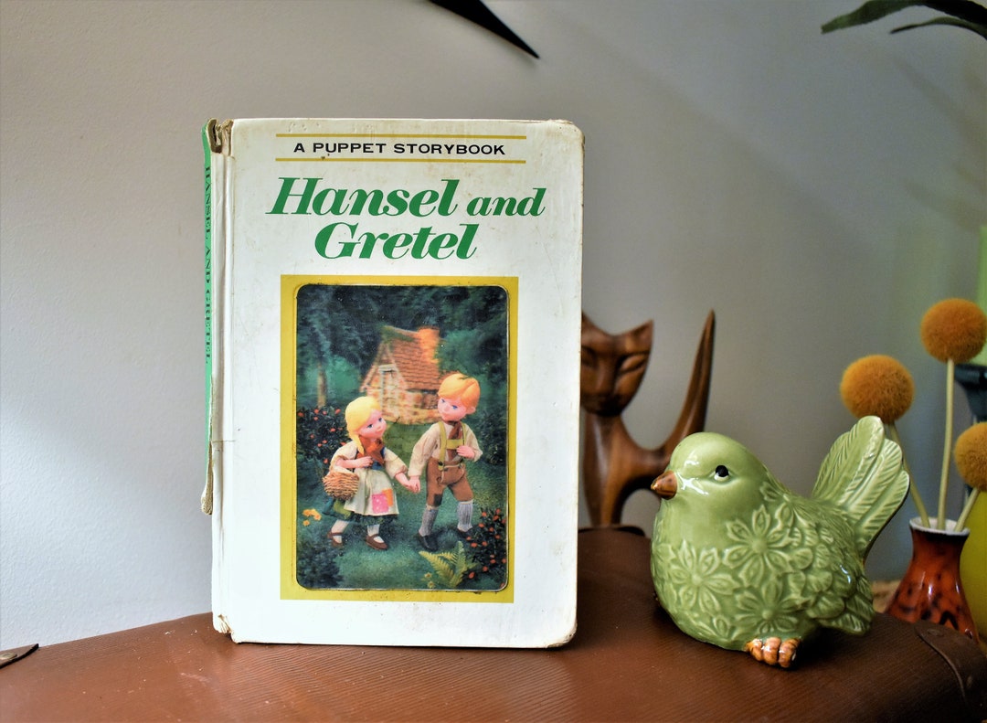 1970 A Puppet Storybook Hansel and Gretel Hardcover 3D Front Cover - Etsy