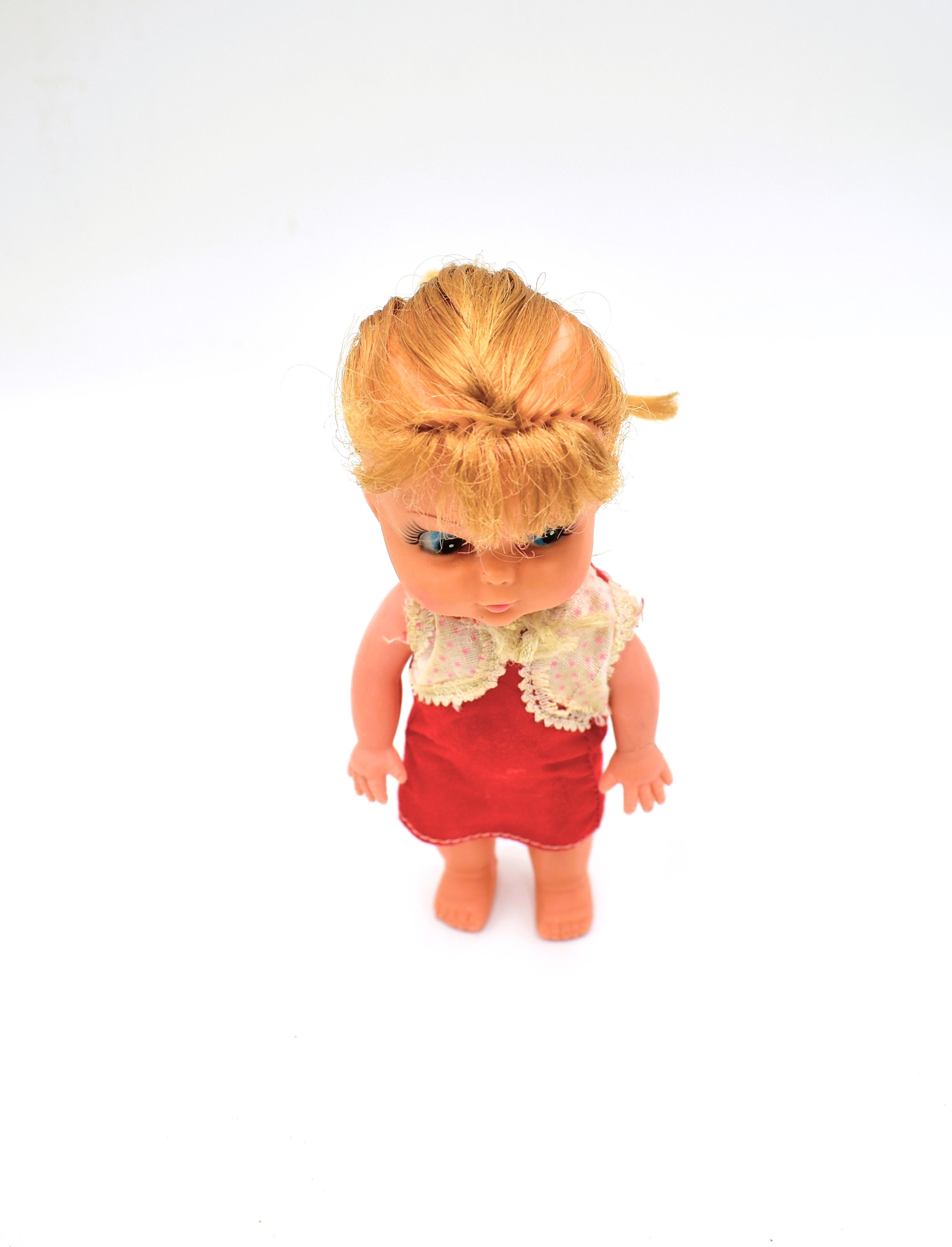 Cute Little Vintage 1970s Child Girl Doll - Etsy
