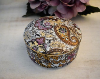 Round Ceramic Box | Etsy