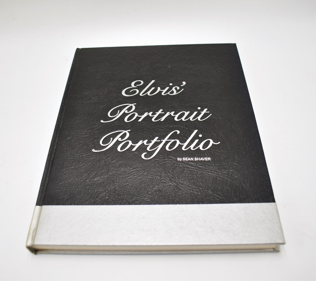 Elvis Presley Sean Shaver Elvis Portrait Portfolio 1983 Hardcover Book ...