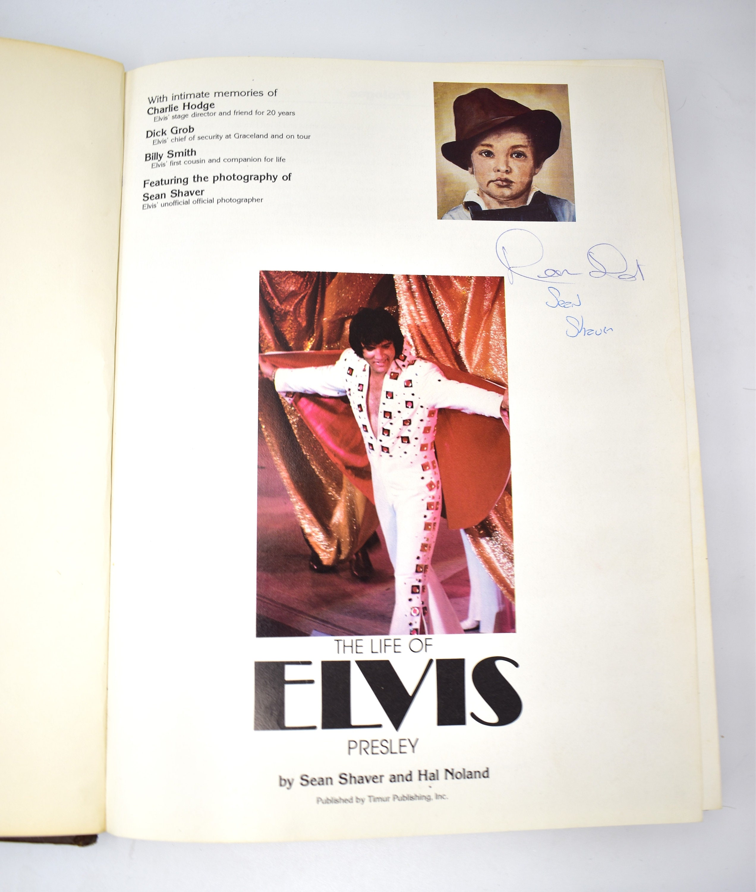 1979 the Life of ELVIS PRESLEY Hard Cover Book Signed by the Authors ...