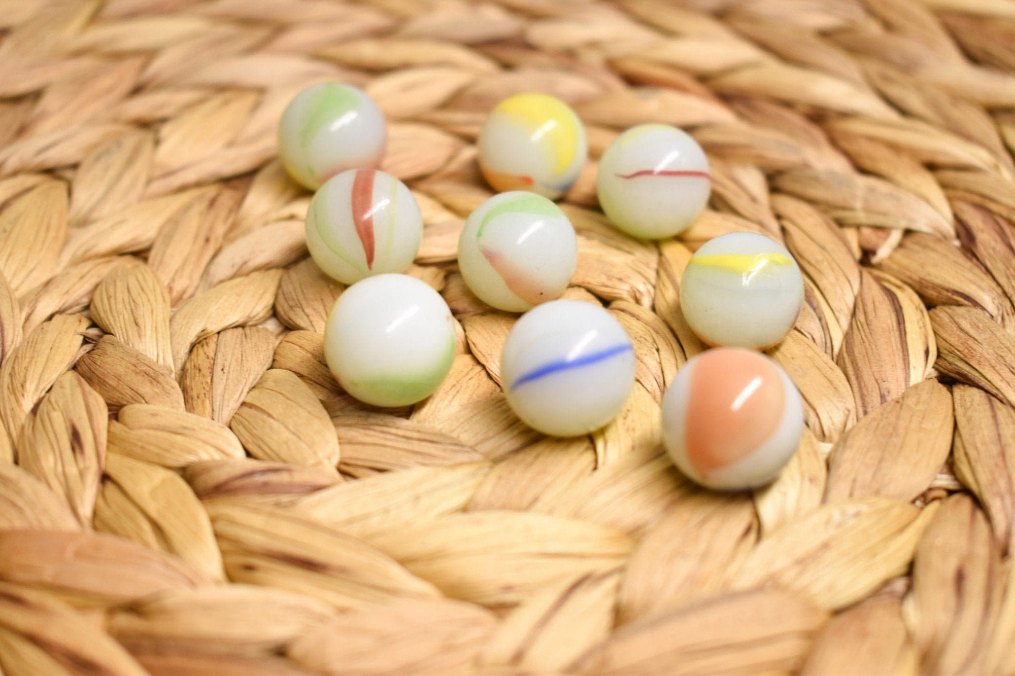 Gruppe von 9 Vintage Murmeln - Etsy.de