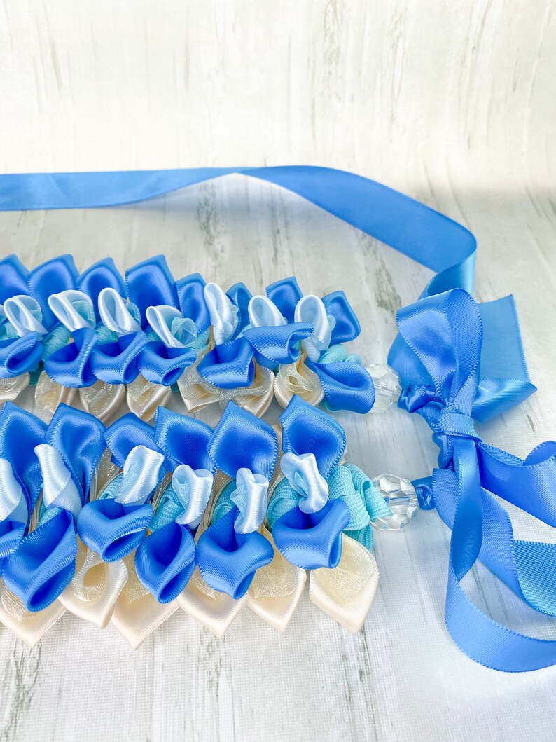 Calming Beach Ribbon Lei - Etsy