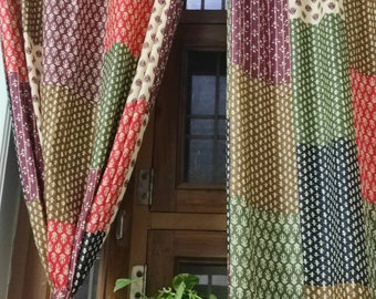 Block Print Curtains - Etsy