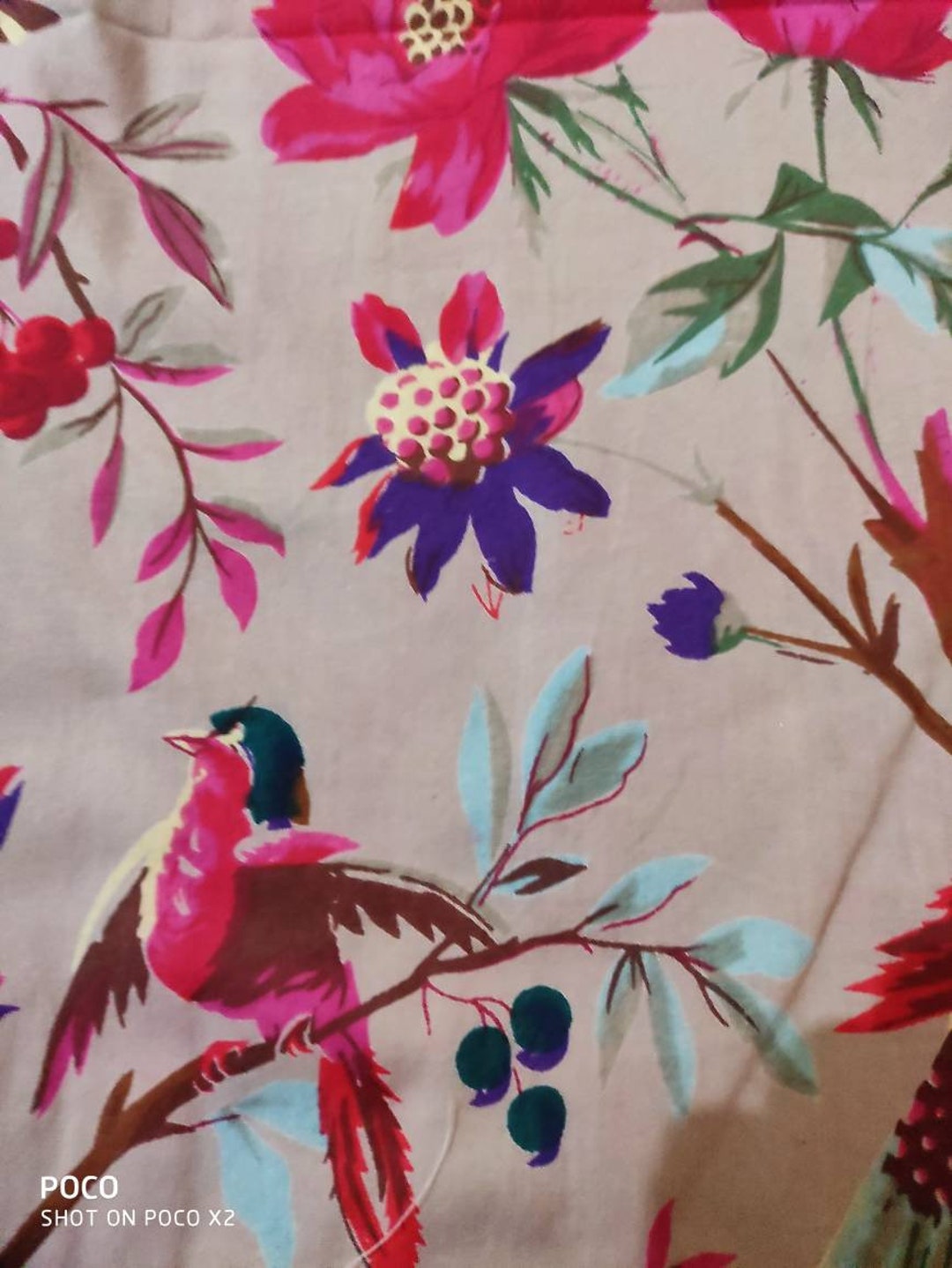 Tropical Rainforest Boho Print Fabric for Dress Making, Curtain ...