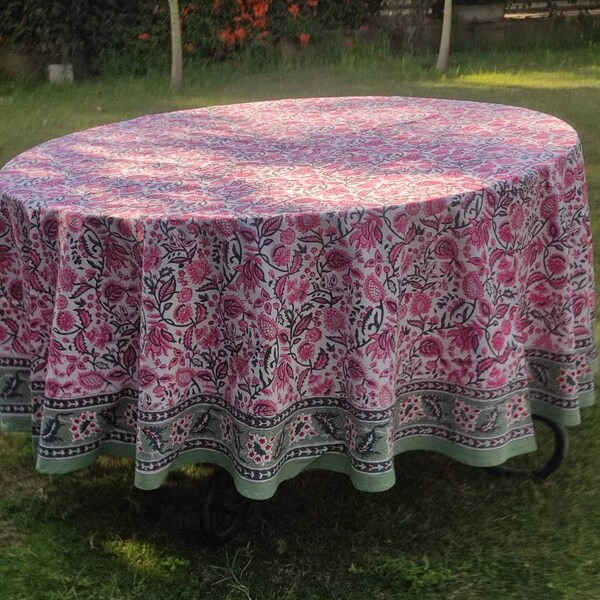 Round Tablecloth - Etsy