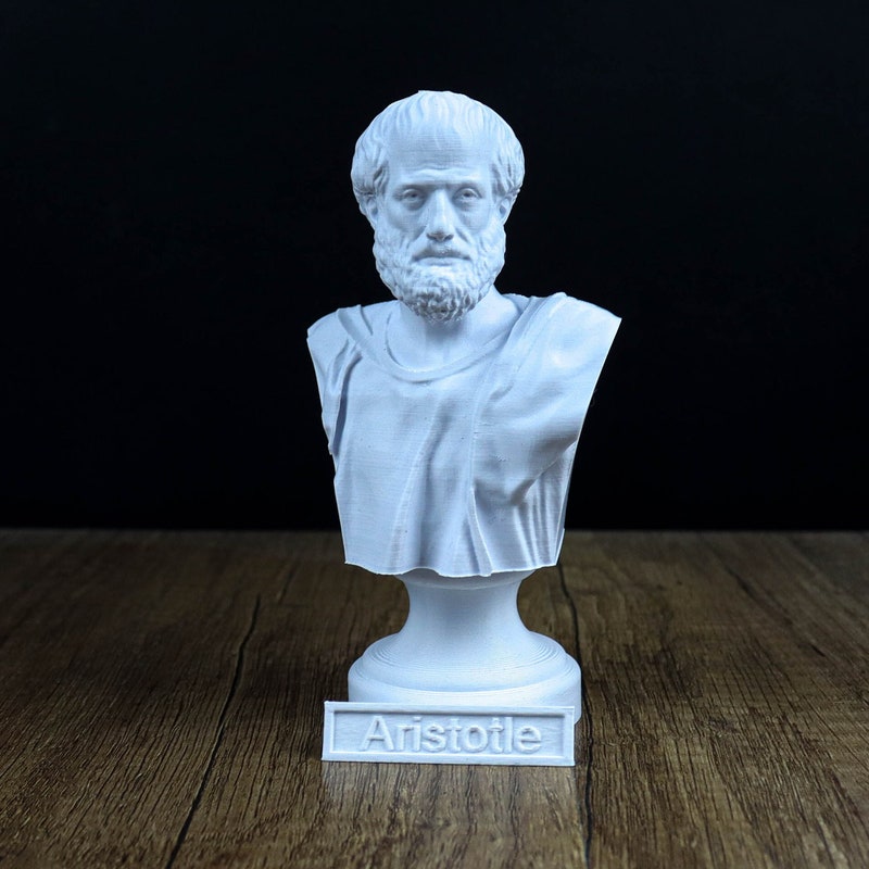 Bustos de sócrates, aristóteles y platón, estatuas de filósofos griegos ...