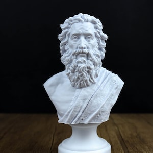 Diogenes Bust, Cynic Philosopher Sculpture, Ancient Greek Philosopher Figurine, - Etsy