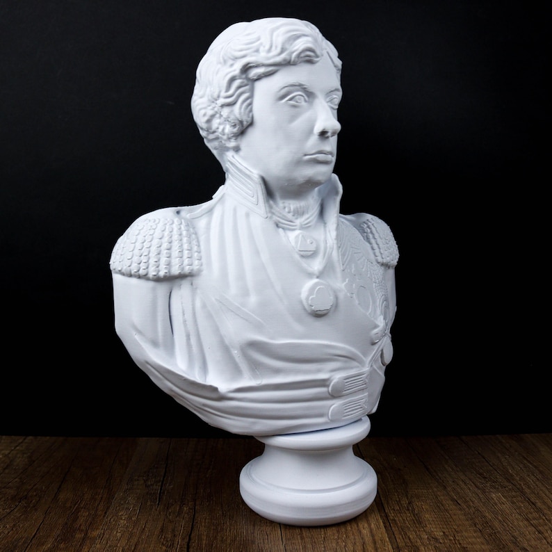 Admiral Nelson Bust, Lord Nelson Statue, Royal Navy Decor, Trafalgar ...
