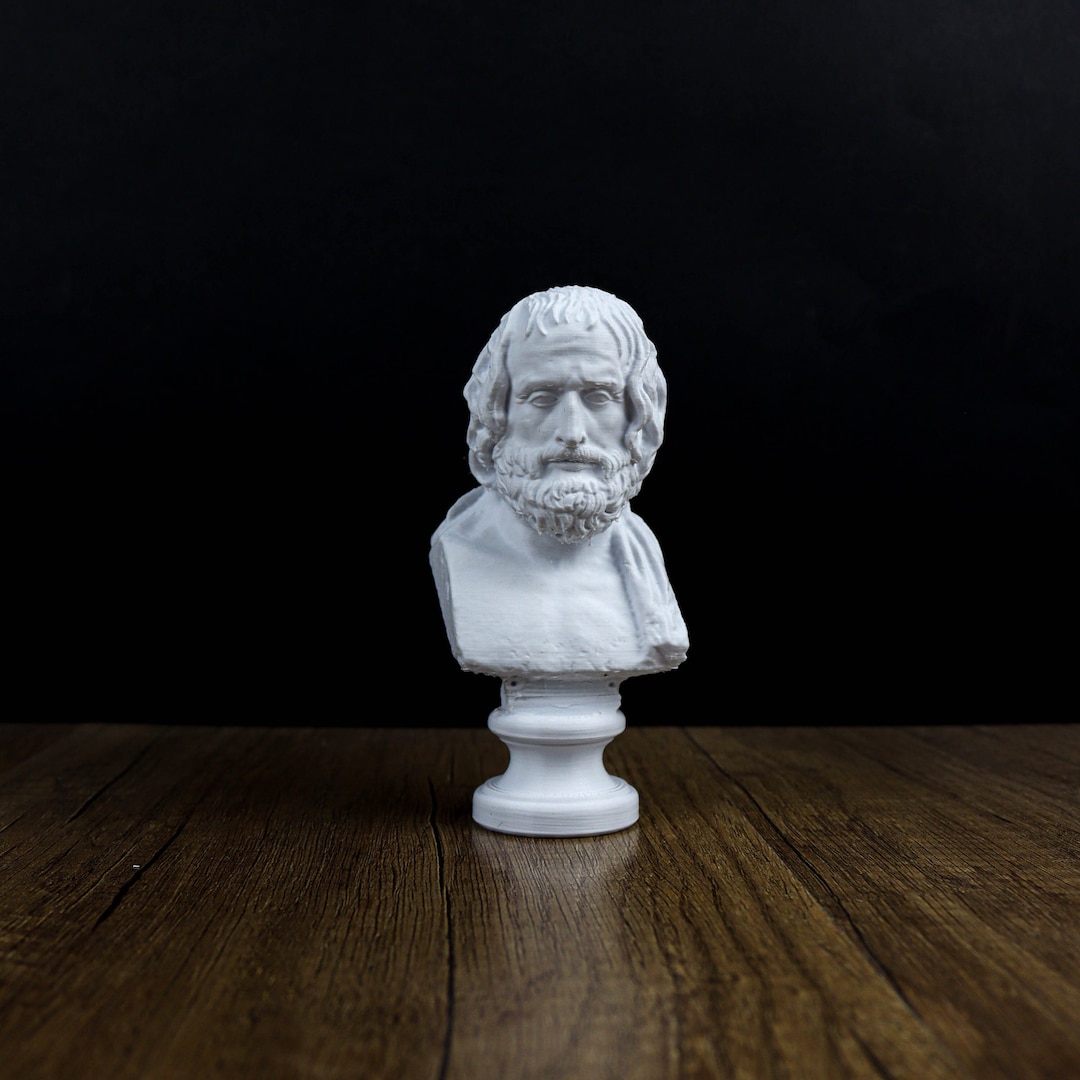 Protagoras Bust, Greek Philosopher Home Decor - Etsy