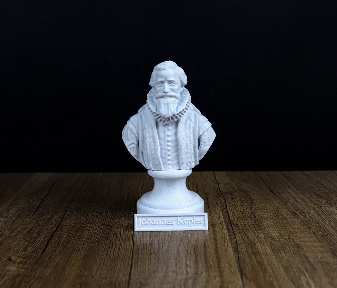 Johannes Kepler Sculpture Astronomer Bust Decor - Etsy