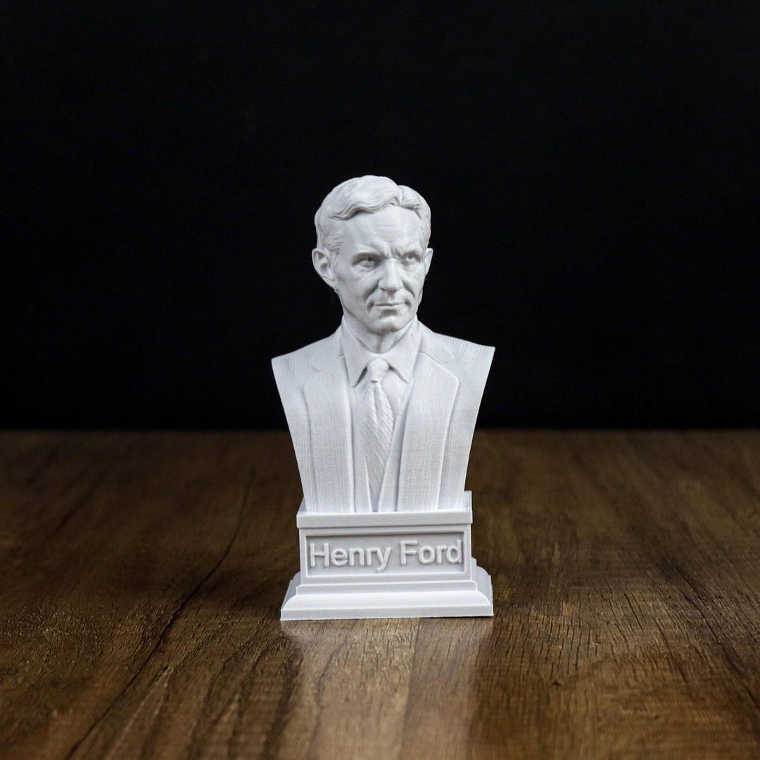 Henry Ford Bust, Sculpture Decoration - Etsy