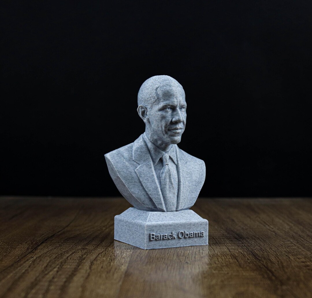 Barrack Obama Bust, 44th American President Sculpture - Etsy