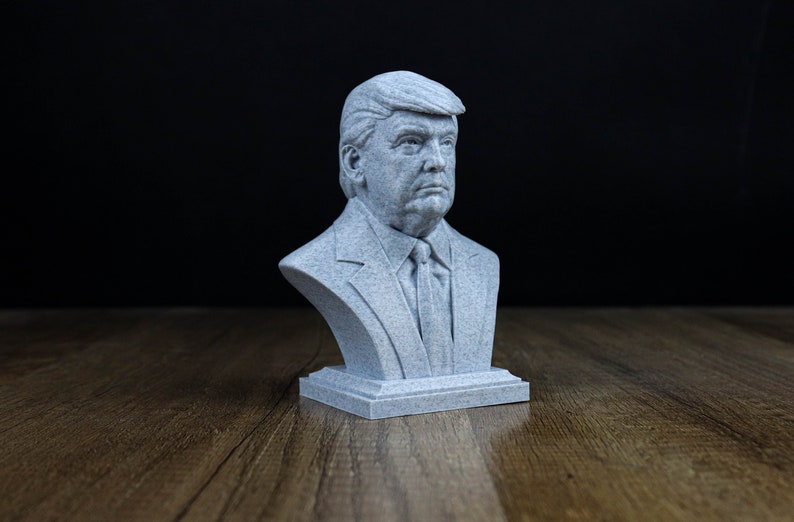 Donald Trump Bust 45th American President Sculpture - Etsy