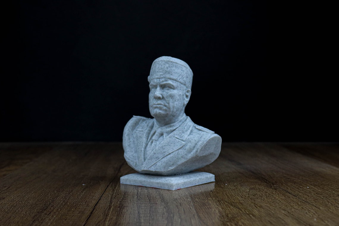 Benito Mussolini Bust Il Duce Statue Former Prime Minister - Etsy