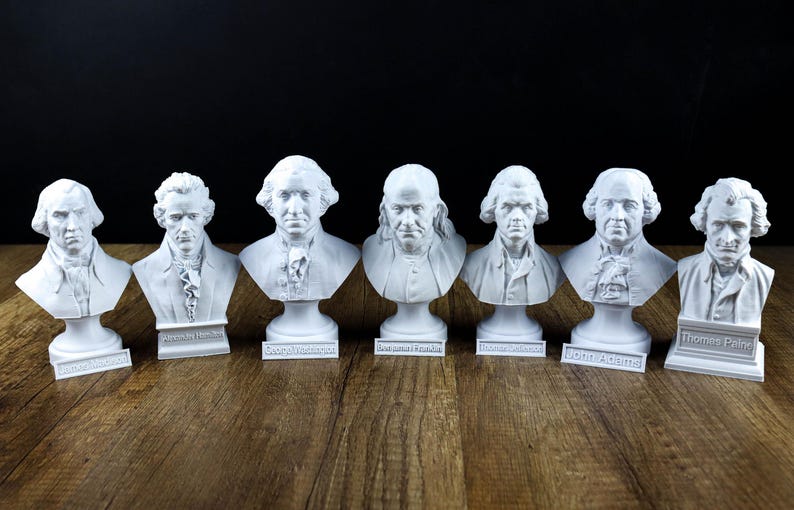 Founding Fathers Busts Value Pack Collection: George Washington ...