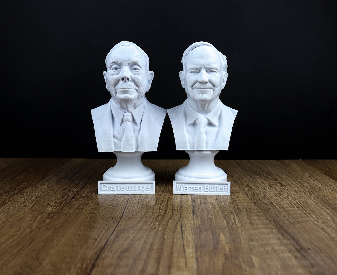 Warren Buffett and Charlie Munger Bust - Etsy