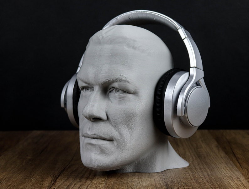 John Cena Headphone Holder Bust Headset Stand Room - Etsy