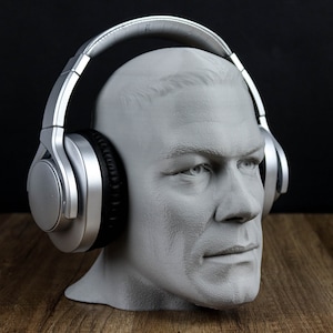 John Cena Headphone Holder Bust, Headset Stand, Room Decoration - Etsy