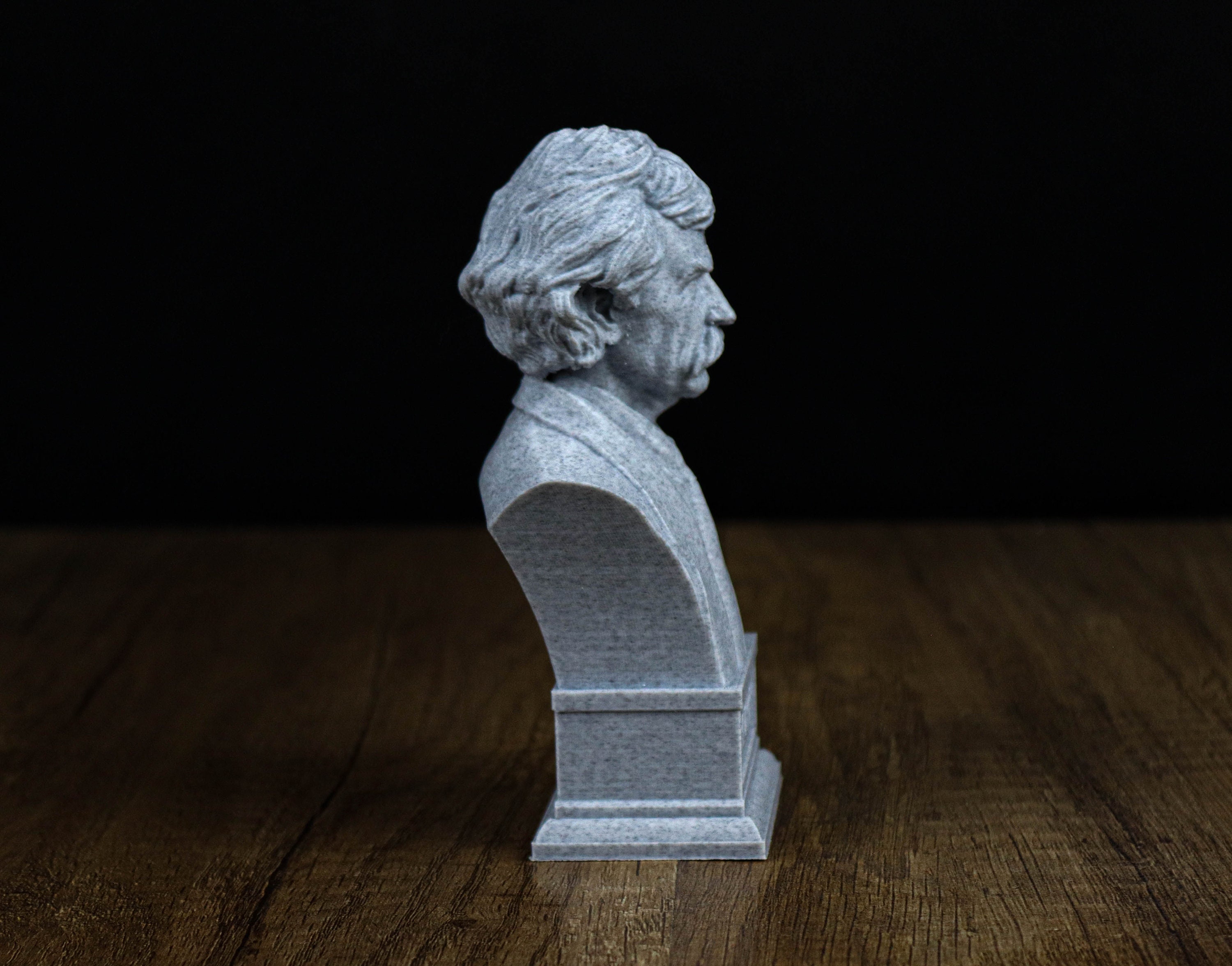 Mark Twain Bust American Writer Statue Sculpture Decor - Etsy