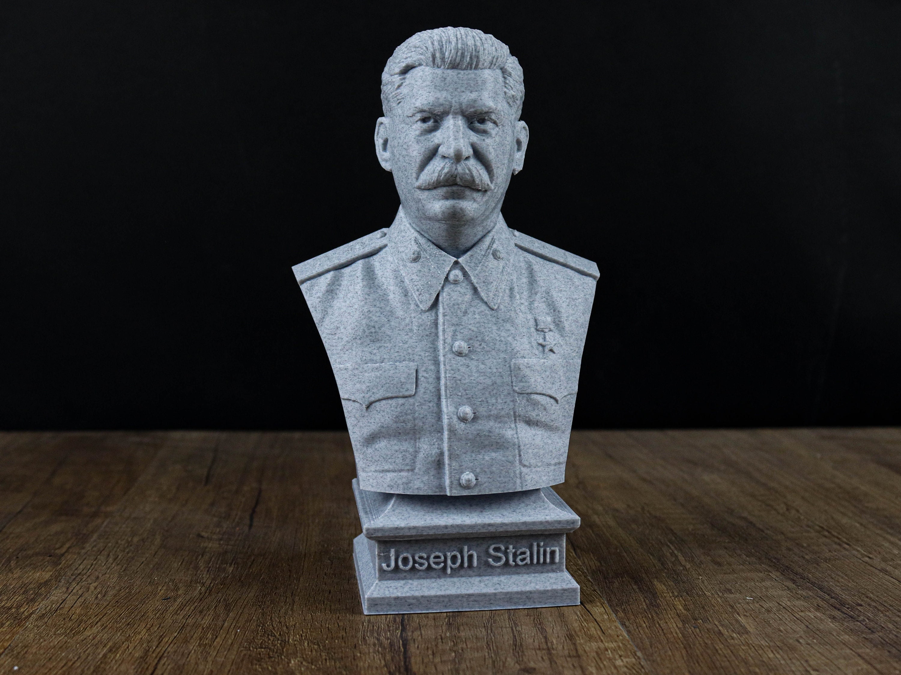 Joseph Stalin Bust Russian President 3d Sculpture - Etsy
