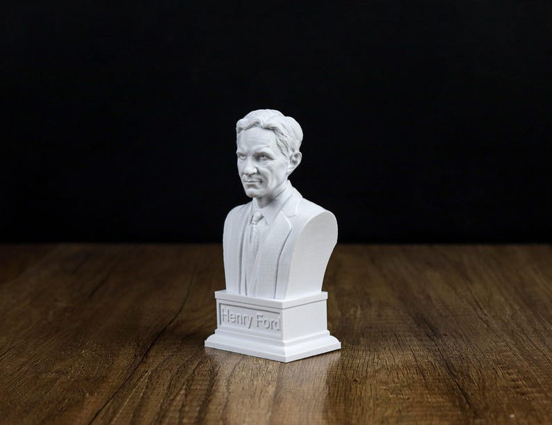 Henry Ford Bust, Sculpture Decoration - Etsy