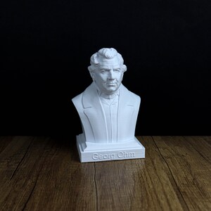 Georg Ohm Bust, German Physicist and Mathematician Statue, - Etsy