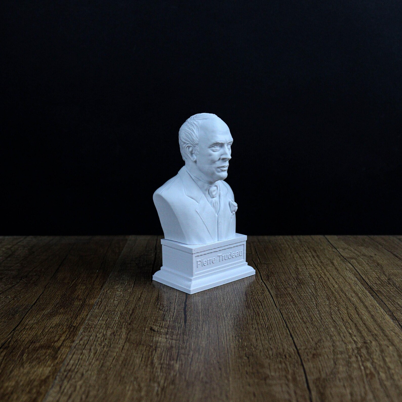 Pierre Trudeau Bust, Canadian Prime Minister Statue - Etsy