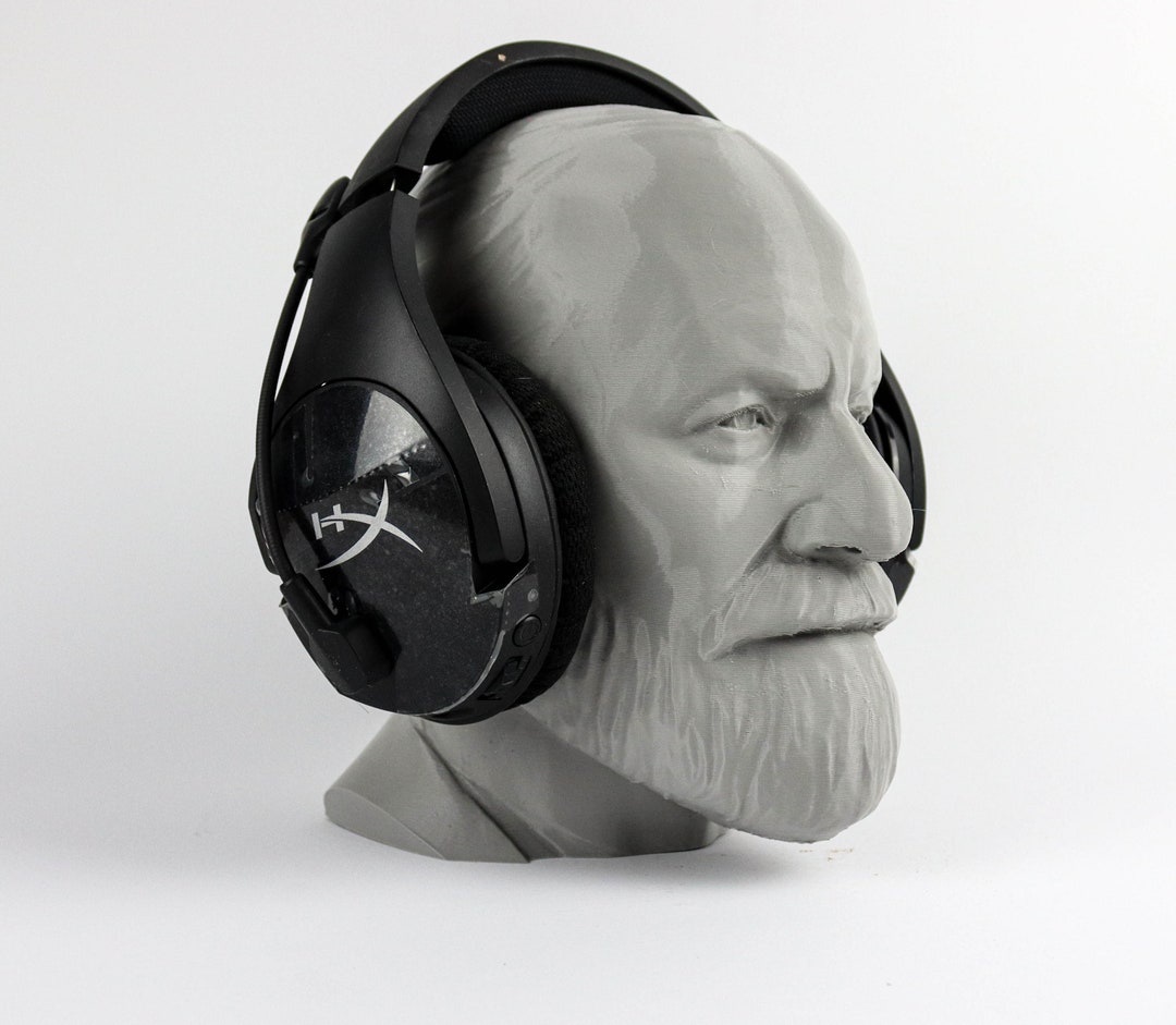 Sigmund Freud Headphone Holder, Desktop Decor Headphone Stand, Gaming ...